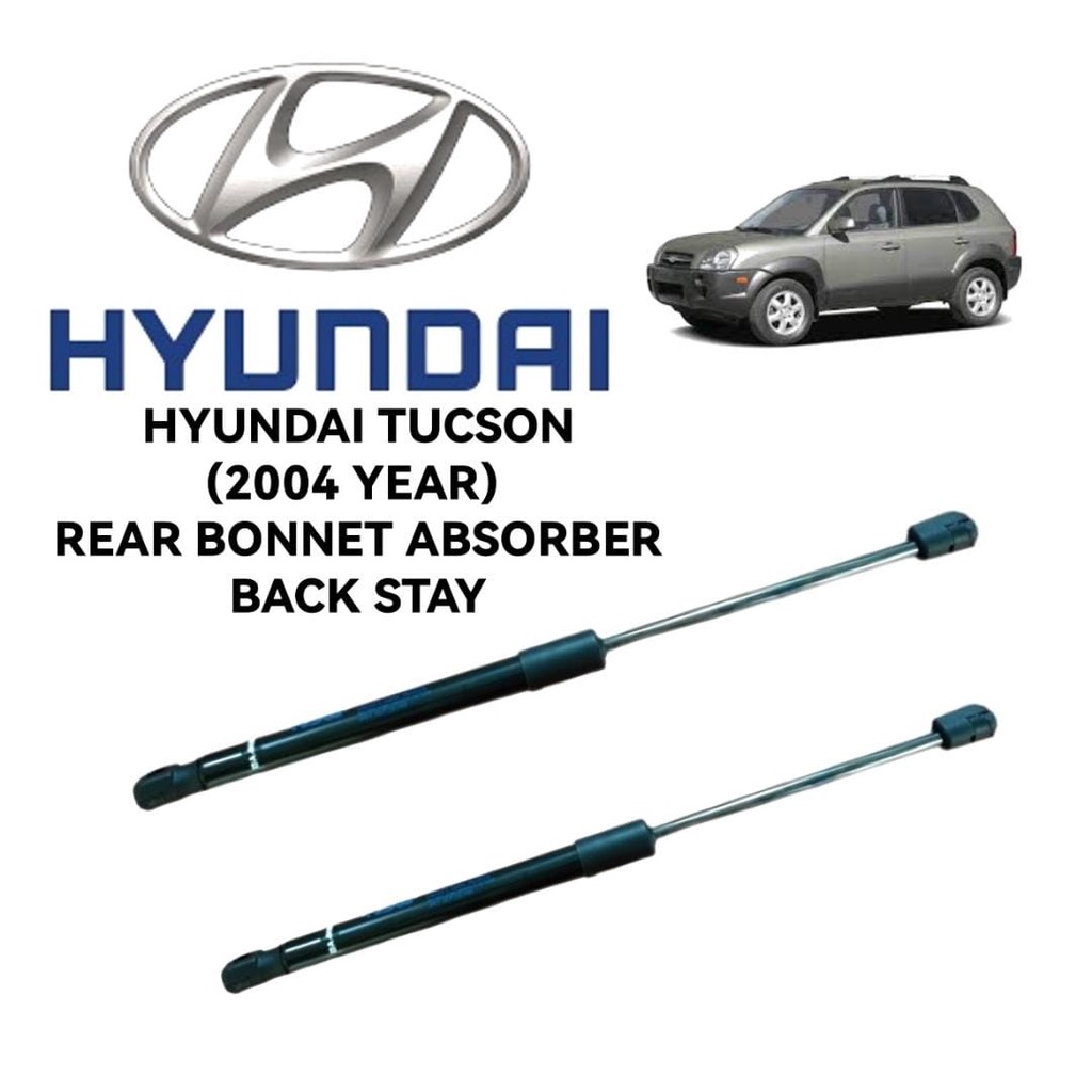HYUNDAI TUCSON 2004 YEAR REAR BONET DAMPER BOOT ABSORBER BACK STAY ...