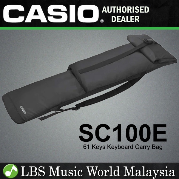 Casio SC100E 61 Keys Keyboard Carry Roll Top Padded Bag Backpack fir CT ...