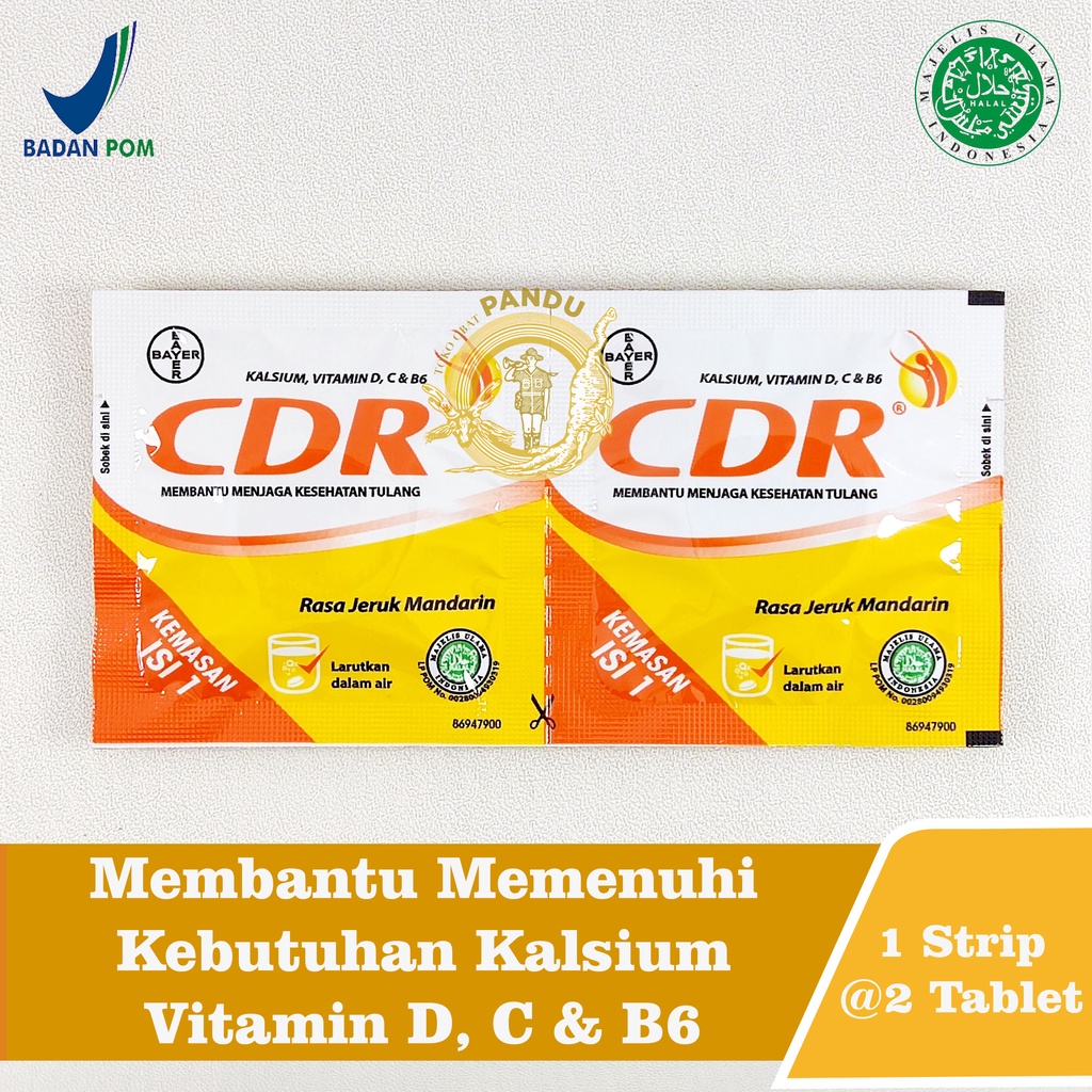 Cdr 1 STRIP (2 Tablets) | Shopee Malaysia