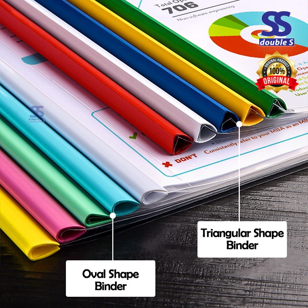 PVC Slide Binder A4 10Pcs/Report Cover/Slide Binder File/Slot File A4 ...