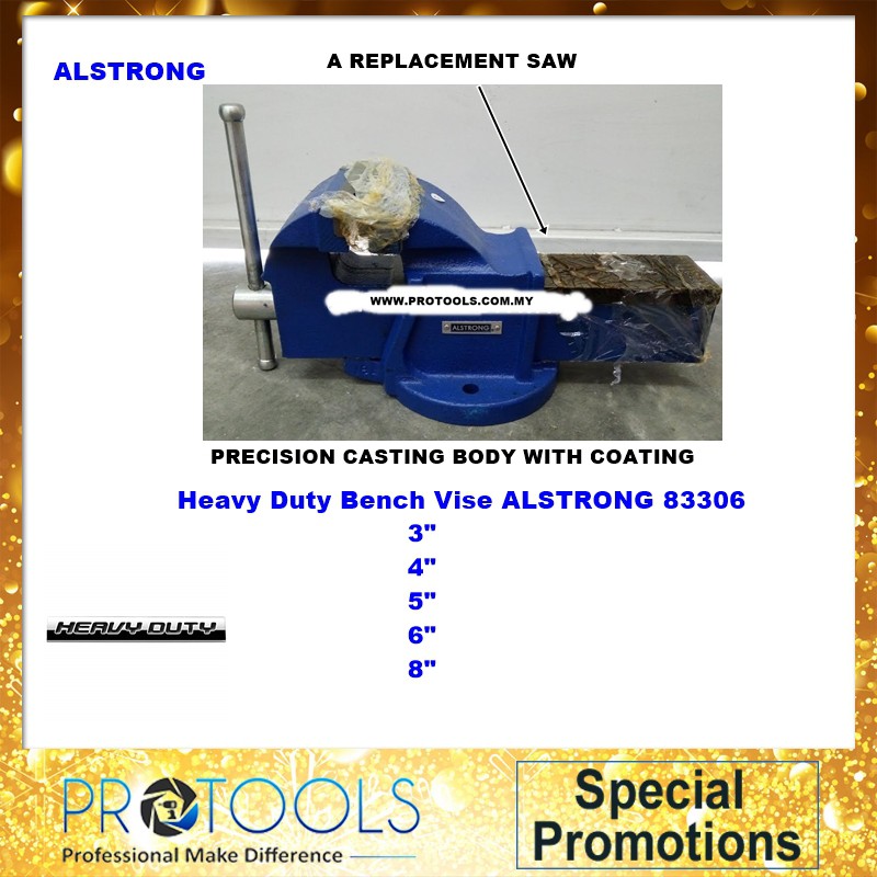 ALSTRONG 6˝/150MM FIXED HEAVY DUTY BENCH VISE | Shopee Malaysia