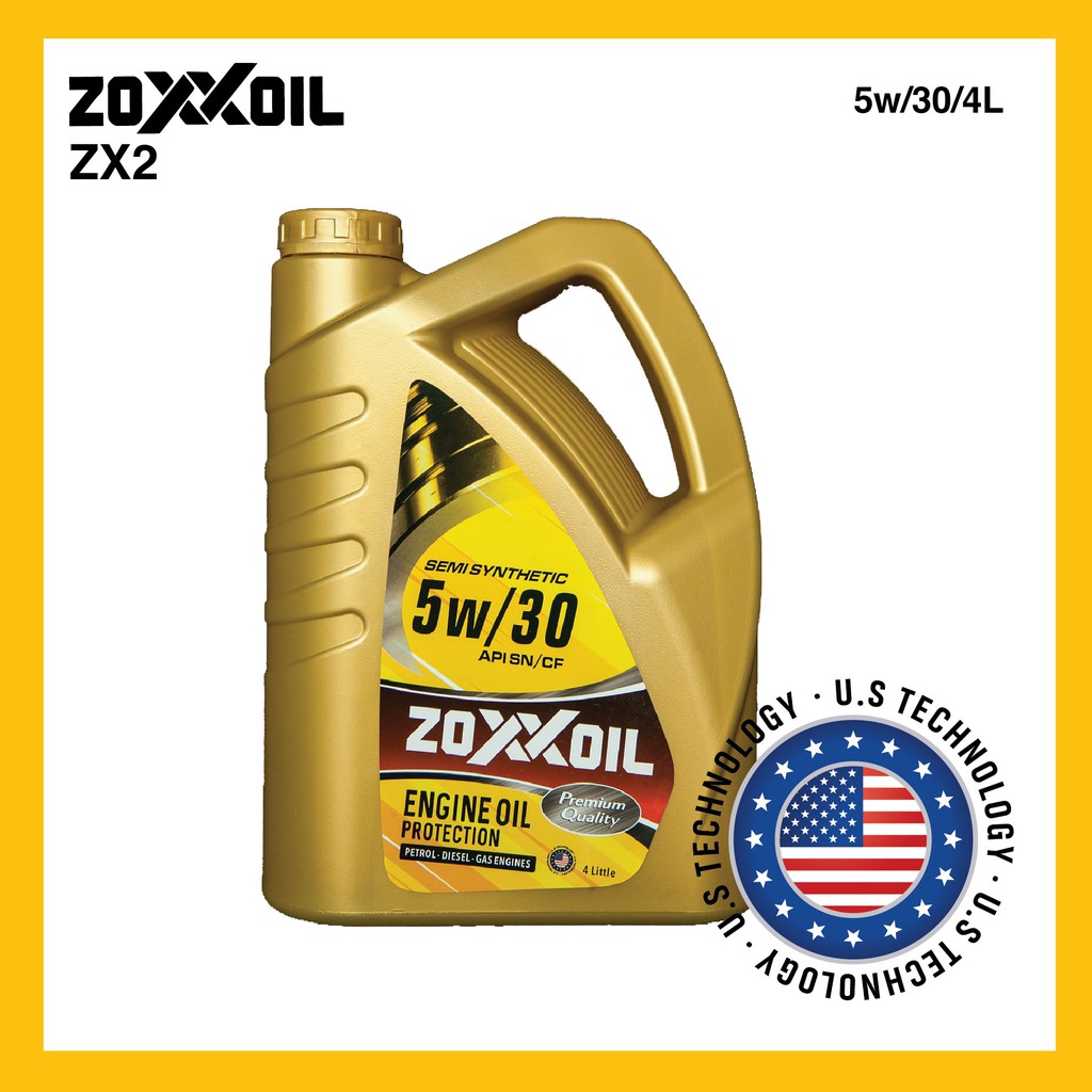 ZOXX ZX2 Engine Oil 5W30 (Semi Synthetic Premium Quality) | Shopee Malaysia