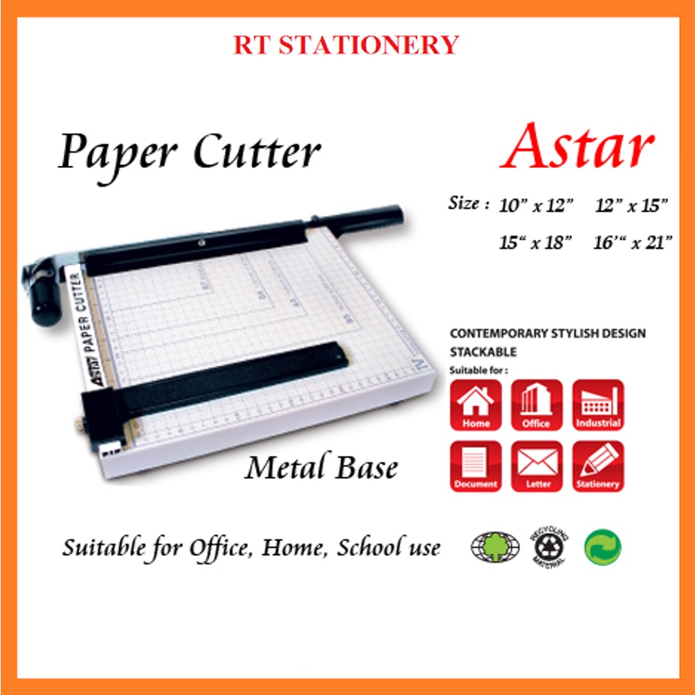 Astar Paper Cutter Trimmer A4 A3 B4 Paper Cutting Machine Rotary ...