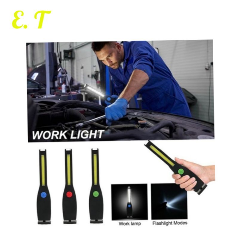 LED Inspection COB Worklight Work Light Torch Dual-Function Magnetic ...