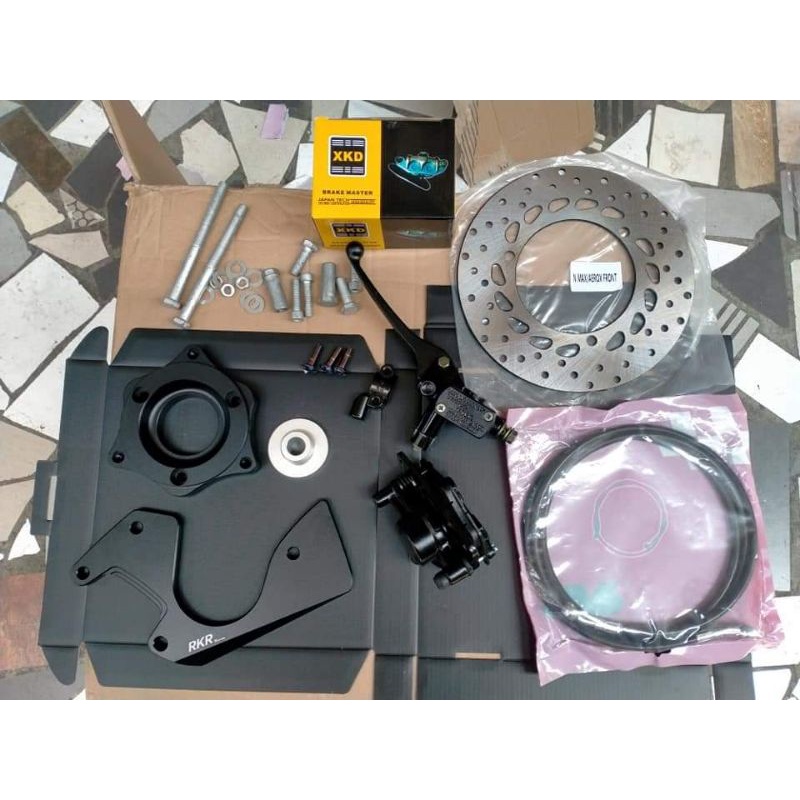 for yamaha aerox 155 disc brake bracket assy rear likod full set ...