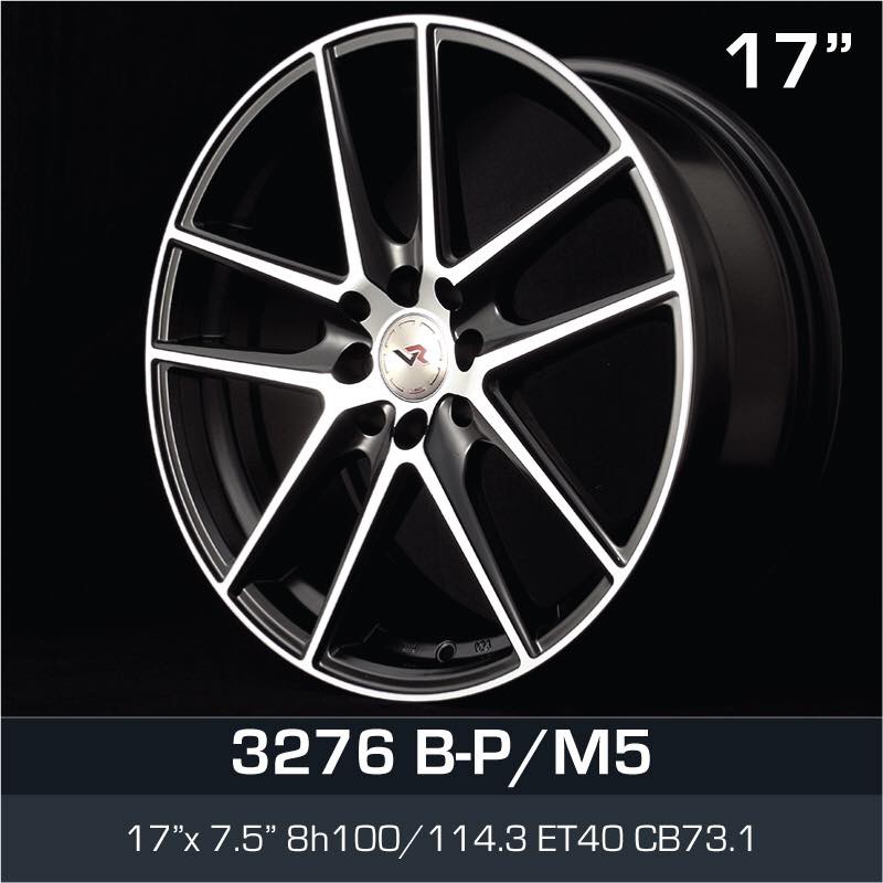 AD 17 inch 7.5JJ 4X100 4X114.3 ET40 ORI CAR SPORT RIMS WHEELS 3276 ...