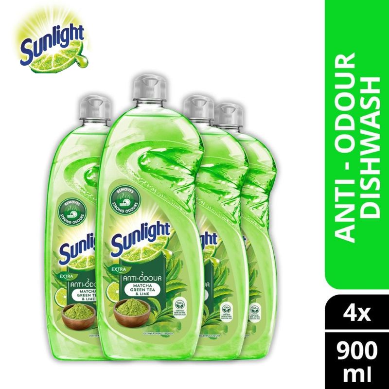 [TKM] Sunlight Dishwashing Liquid (800ml-900ml x 4 Bottles) | Shopee ...
