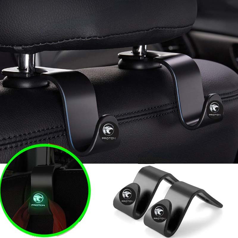 Universal Car Hook Luminous Headrest Hook Back Seat Hook Multifunction ...