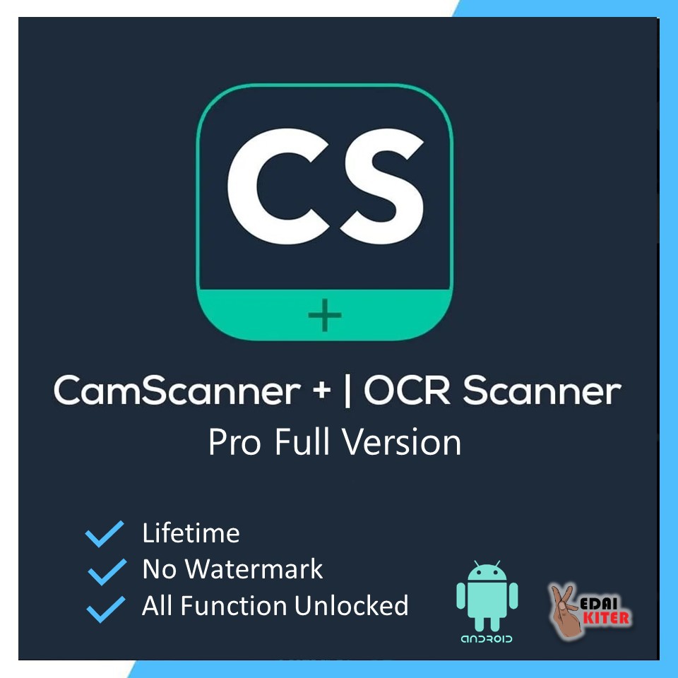 🔥Camscanner Pro Full Version Unlocked [Android Only | Lifetime] + Free Gift🔥 | Shopee Malaysia