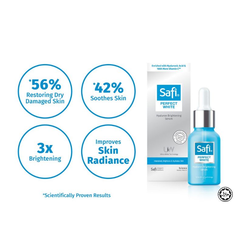 Safi Perfect White Skincare (Cleanser, Toner, Serum, Essence, Day/Night ...