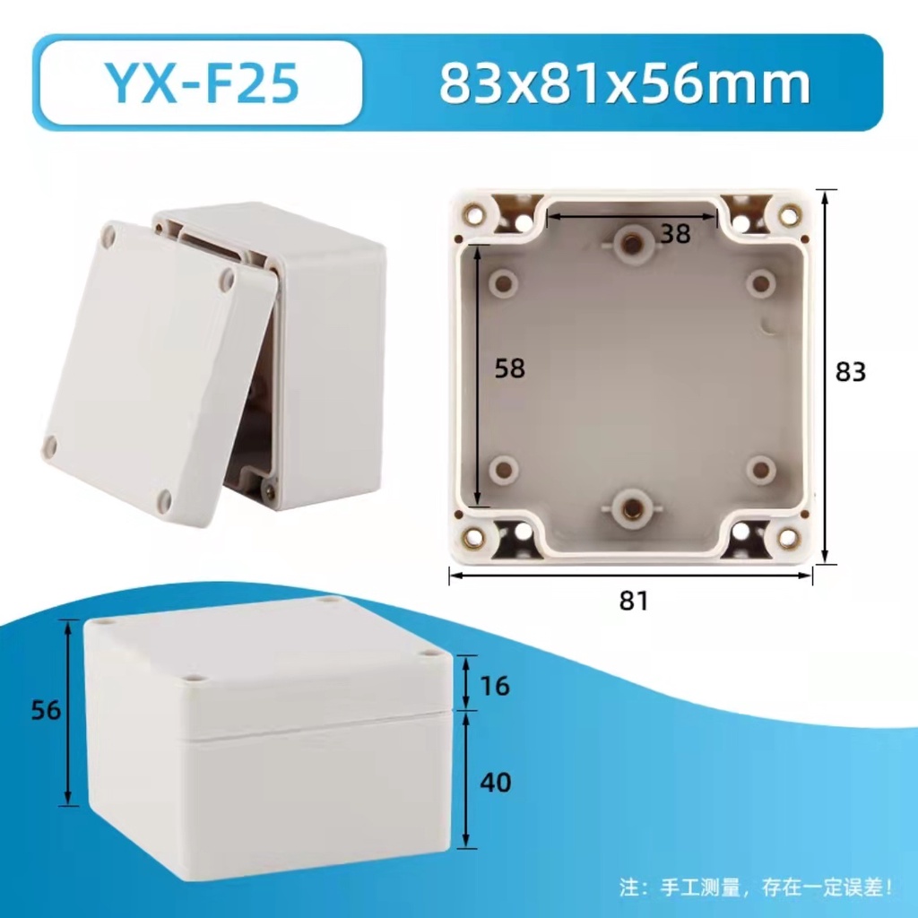 Waterproof IP66 Plastic Enclosure Box Electronic Project Instrument ...