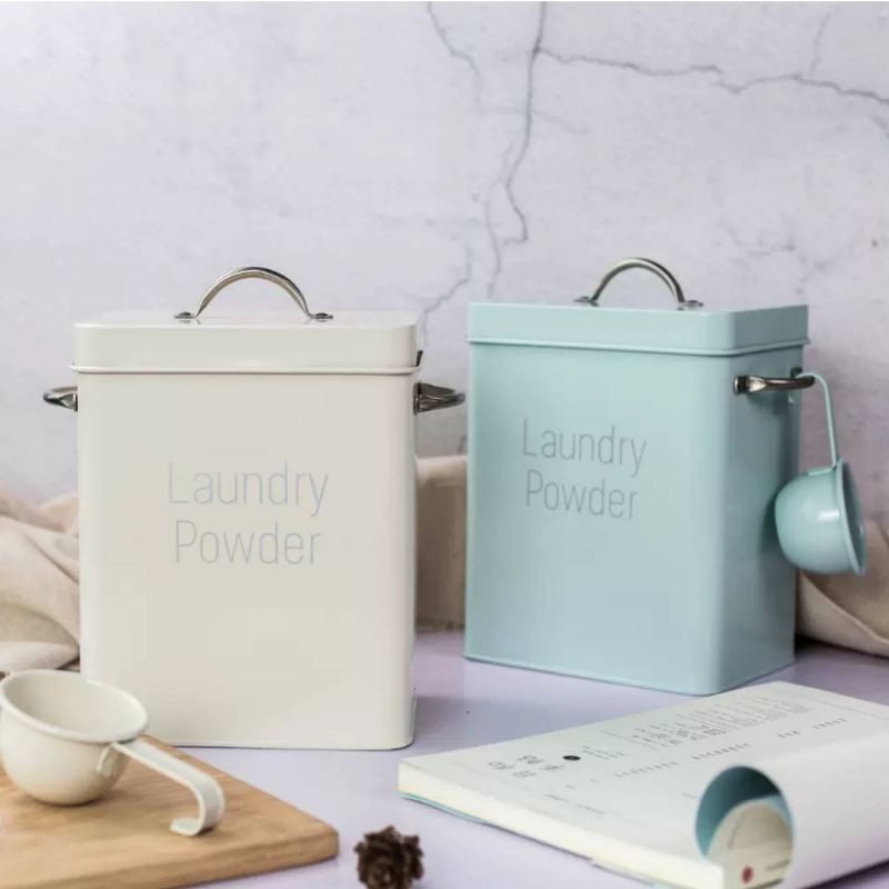 LAUNDRY DETERGENT POWDER TIN STORAGE | Shopee Malaysia