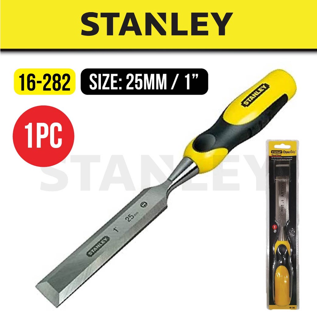 STANLEY DYNAGRIP WOOD CHISEL WOOD CARVING | SIZE: 6MM - 38MM (1PC ...