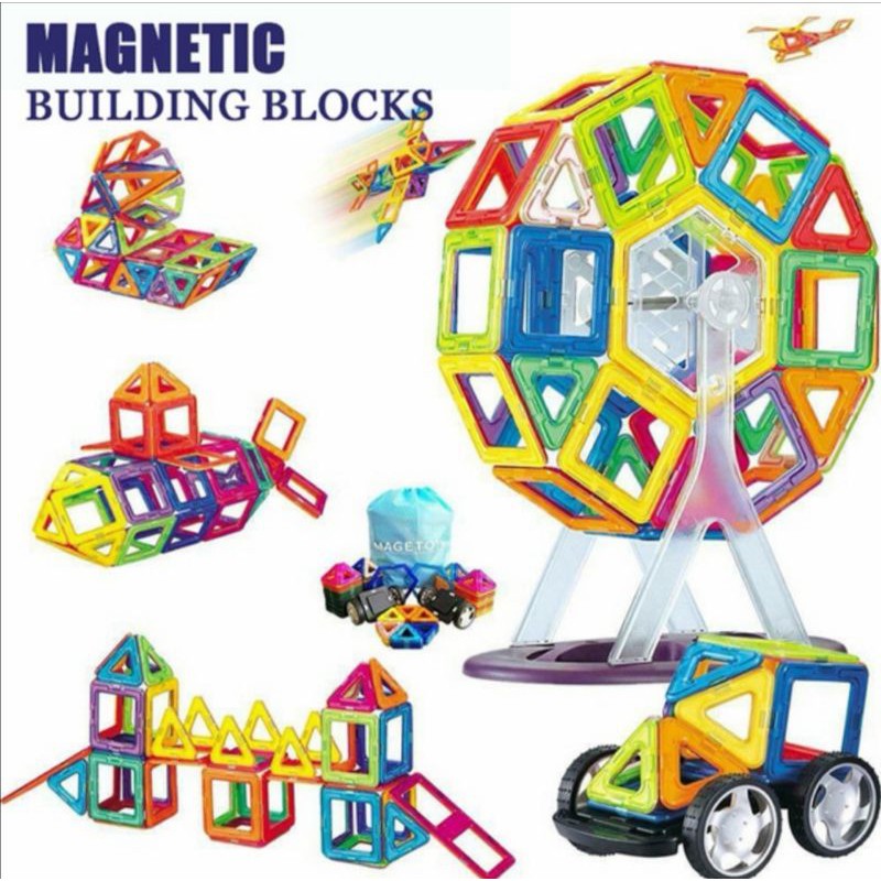 🔥Ready Stock🔥108pcs Mini Magnetic Building Blocks & Building Toy ...