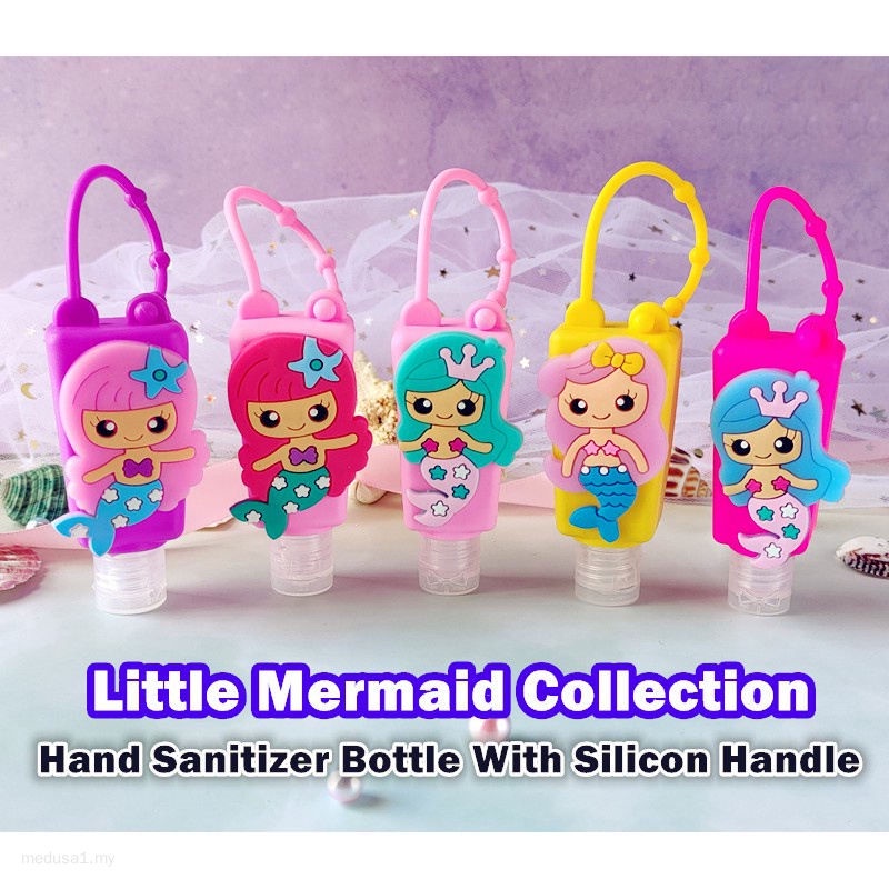 Mermaid Theme Hand Sanitizer Bottle With Silicone Holder/Sanitizer Case ...