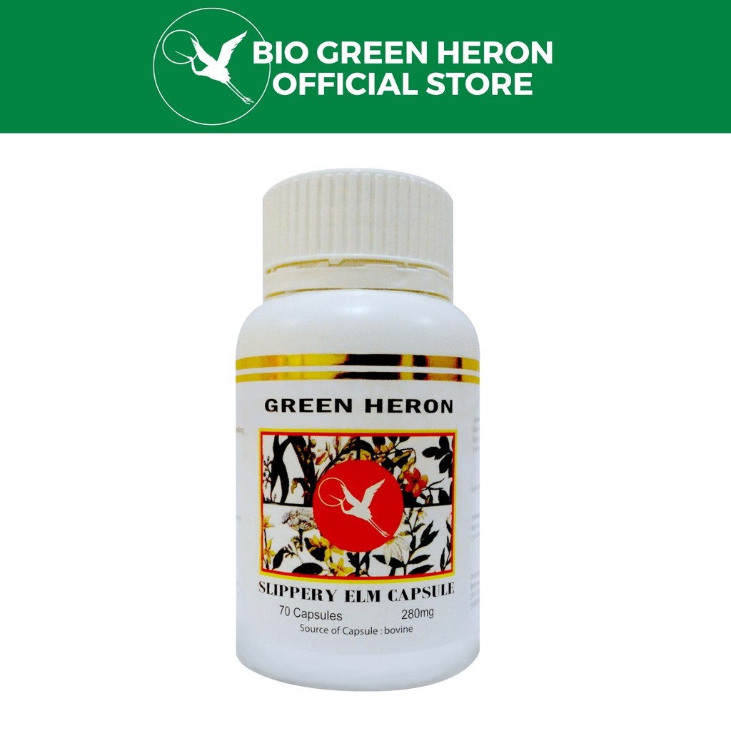 Green Heron Slippery Elm Capsule 70 Capsules 280mg | Shopee Malaysia