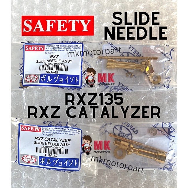 ( SAFETY ) SLIDE NEEDLE Yamaha RXZ / CATALYZER Jarum Slide Carburetor ...