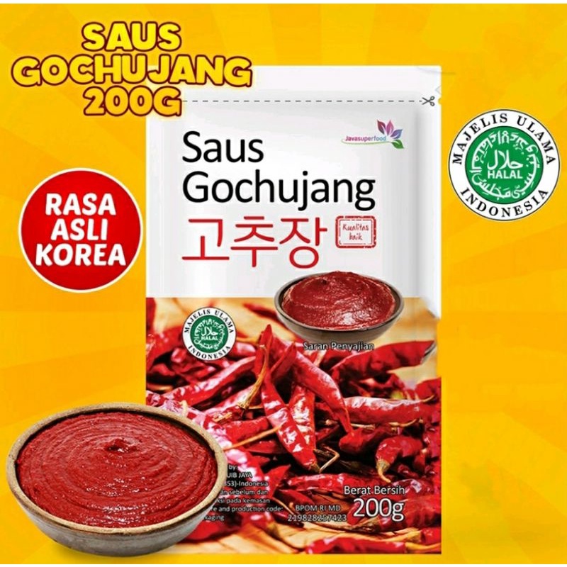 Oppa Gochujang Sauce Original Korean Flavor HALAL 200gr / Gochujang ...