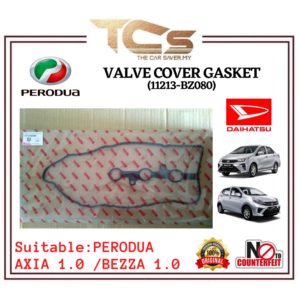 ORIGINAL PERODUA VALVE COVER GASKET-AXIA BEZZA 1.0 (11213-BZ080 ...