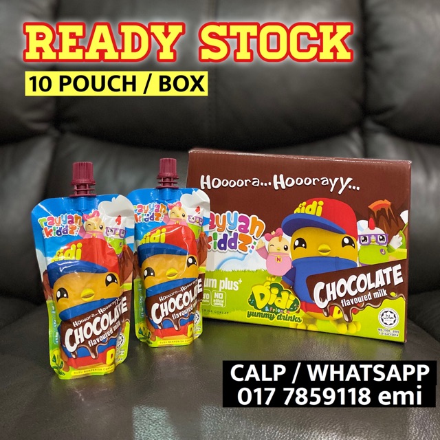 🔥READY JB 🔥 SUSU COKLAT RAYYAN KIDDZ 🥛 | Shopee Malaysia