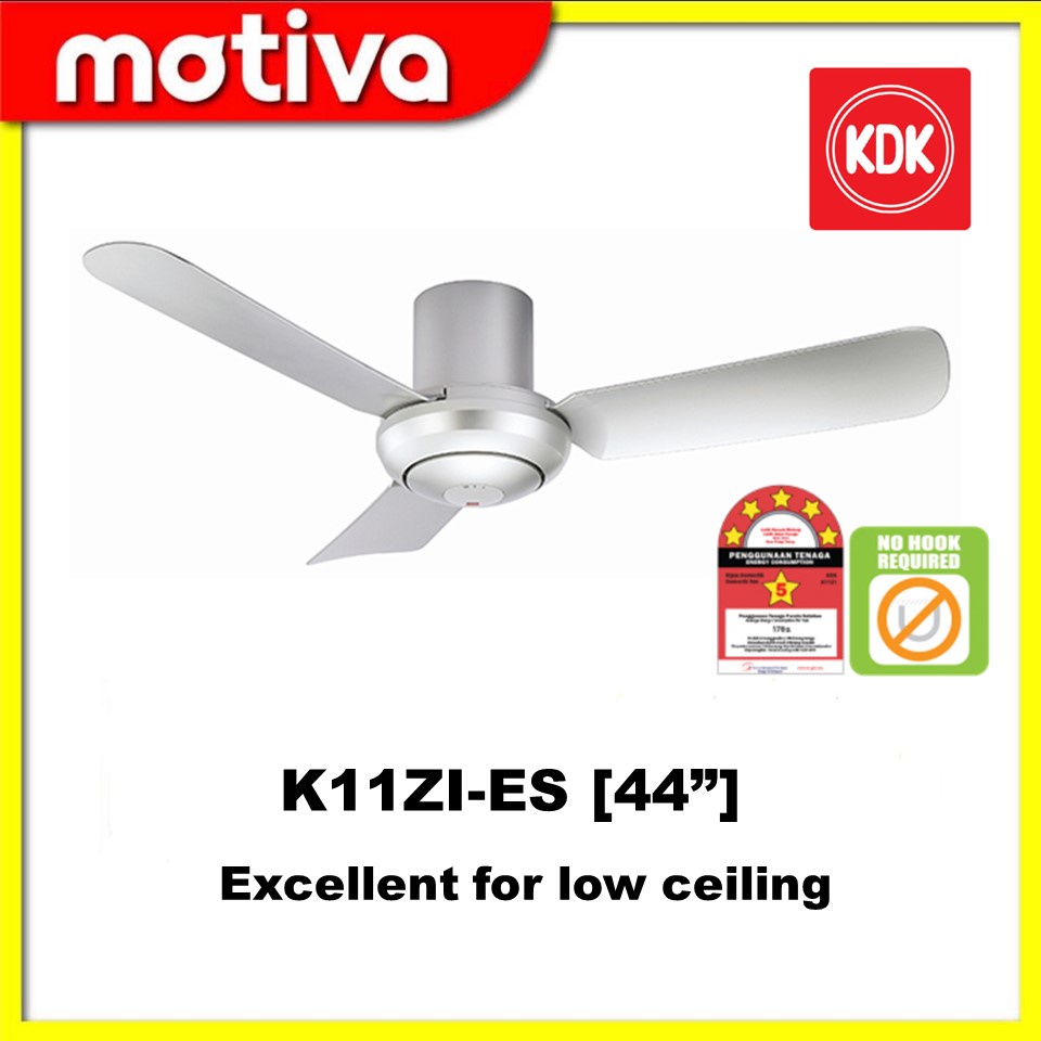 KDK K11Z1-WT (44") CEILING FAN (READY STOCK) | Shopee Malaysia