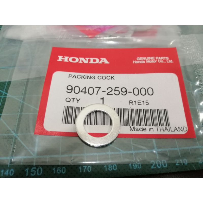90407-259-000 Sealing washer Drain plug Honda C70, Gbo/Gboj, Gb6, Ex5 ...