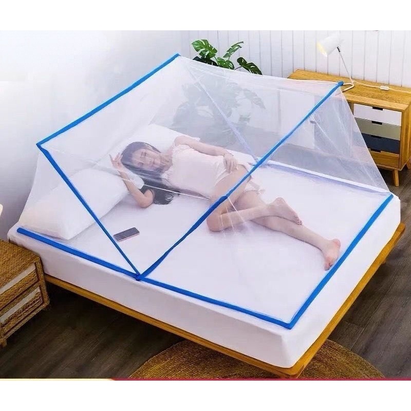Installation-Free Folding Lazy Mosquito Net Portable Anti-Mosquito Net ...