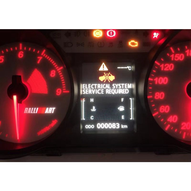 Cluster meter modified ralliart 300kmh - Mitsubishi lancer evolution 10 ...