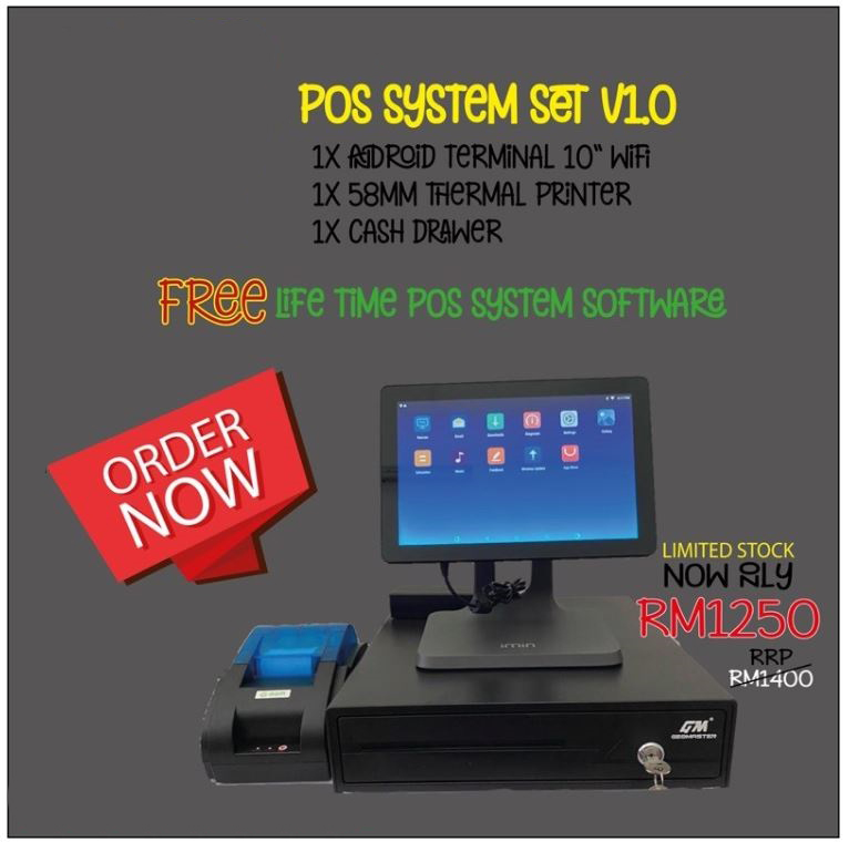 POS System Set 2 version 58mm Printer (Free Software) | Shopee Malaysia