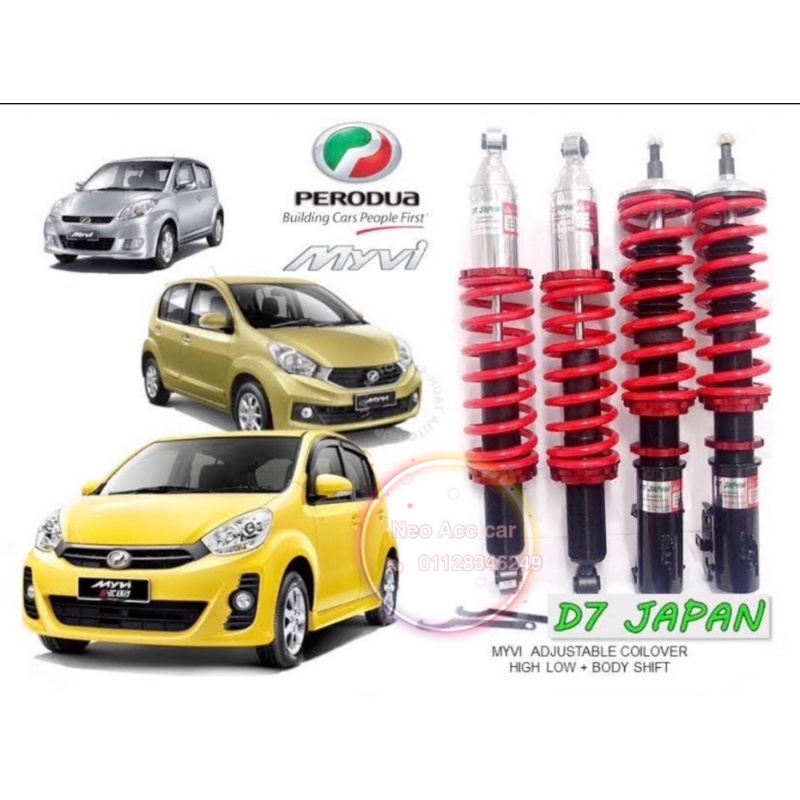 D7 adjustable MYVI SE LAGI BEST ICON 2005-2016 D7 JAPAN Adjustable Hi ...