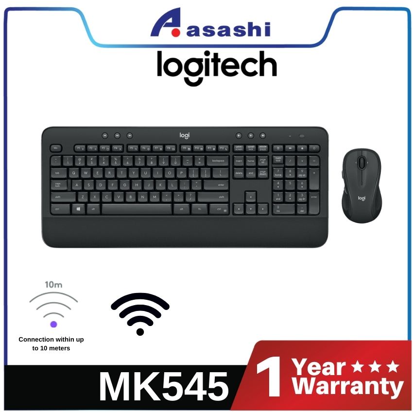 Logitech Mk545 Advanced Wireless Combo Keyboard And Mouse Shopee Malaysia
