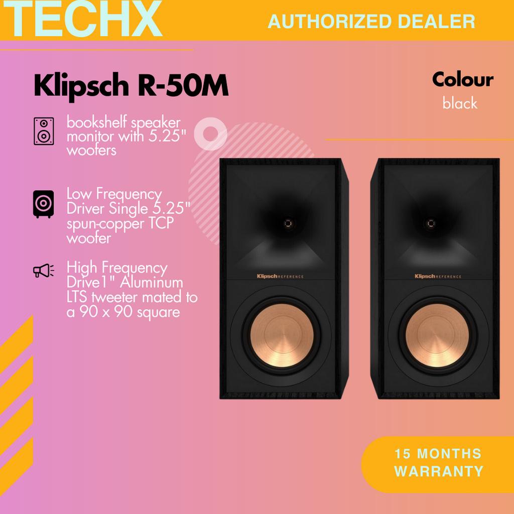 Klipsch R-50M Reference Bookshelf 5.25'' HiFi Speakers | Shopee Malaysia