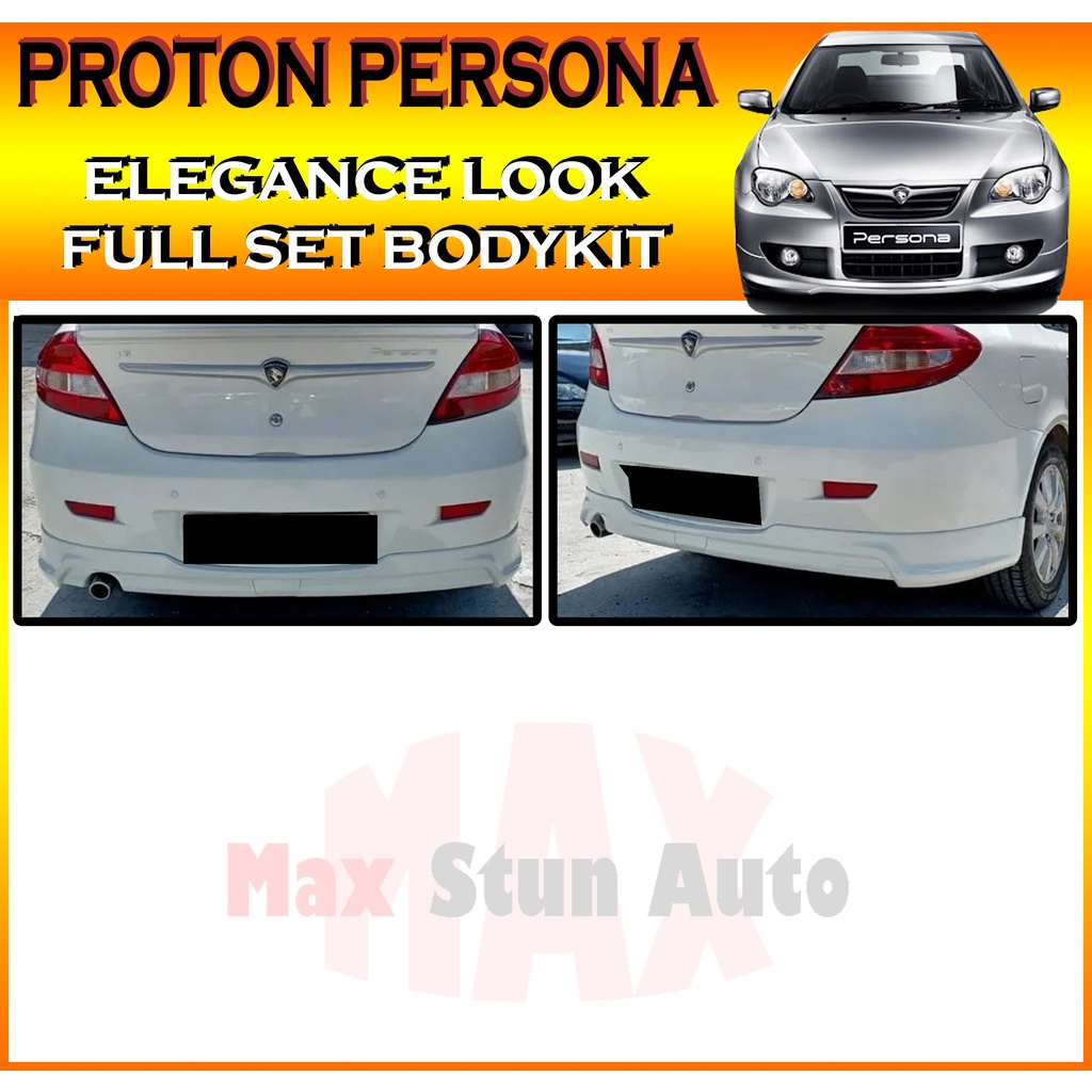 PROTON PERSONA ELEGANCE LOOK FULLSET BODYKIT (ELG) BUMPER SKIRT LIP CAR ...