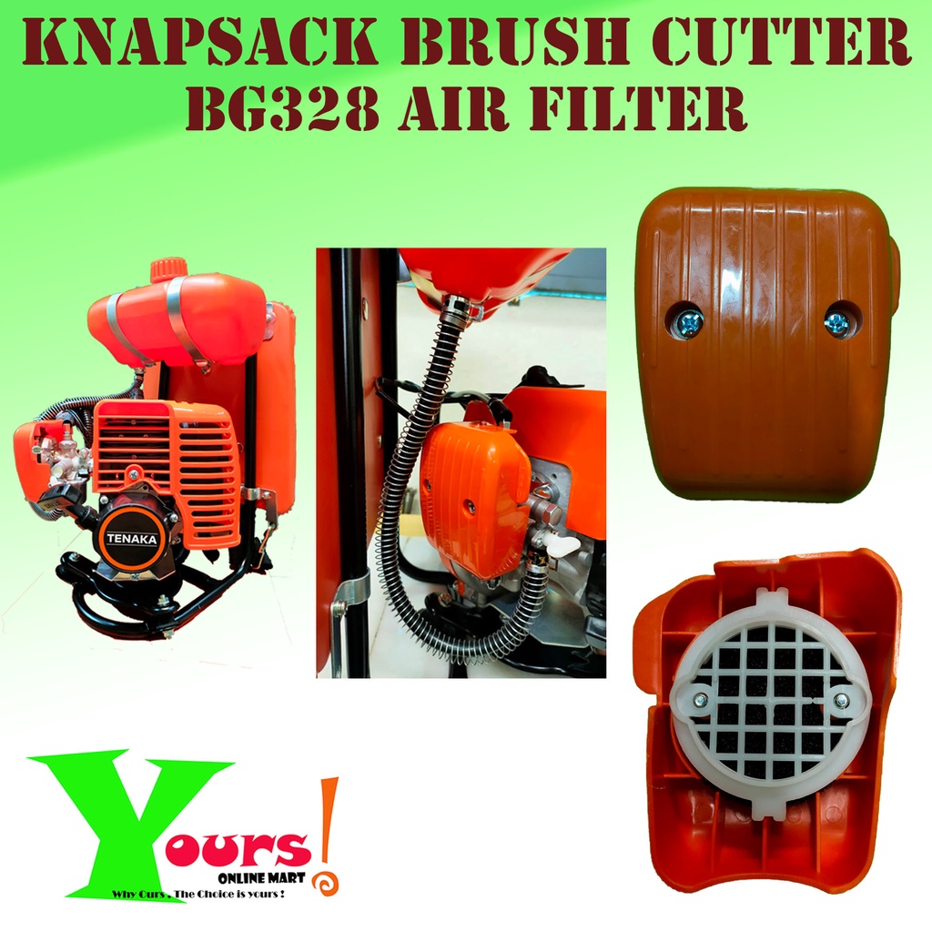 BG328 KNAPSACK BRUSH CUTTER AIR FILTER \ PENAPIS UDARA MESIN RUMPUT ...