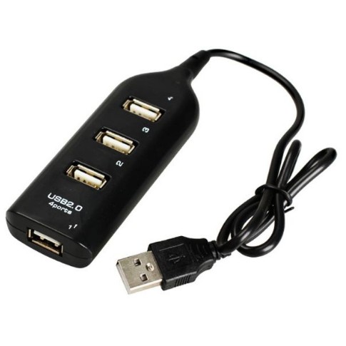 HPS Mini Port USB Extension 2.0 w/ four USB hub Black/ White | Shopee ...