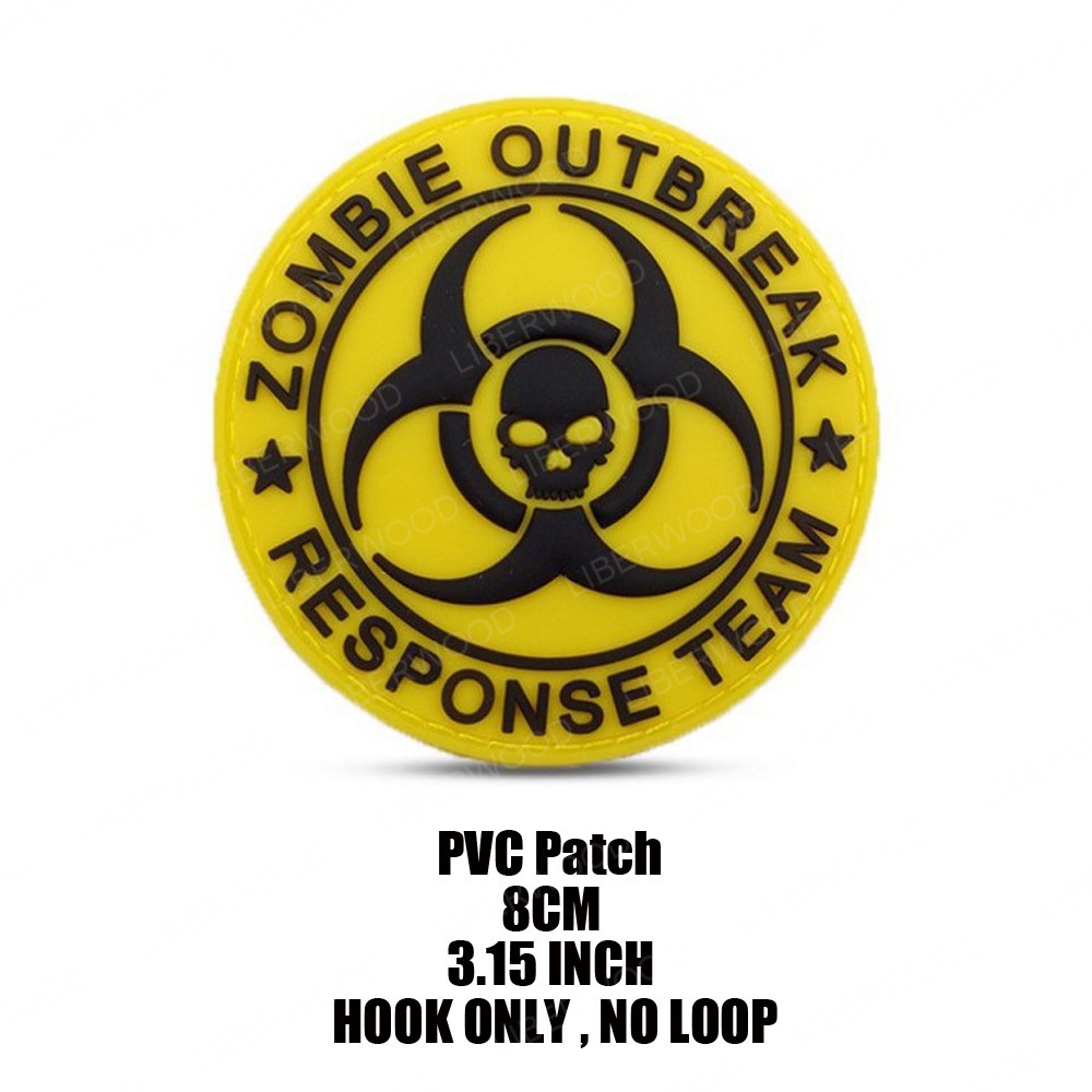 Umbrella Patch Zombie Outbreak Response Team Patches Personality Tactical Military Badge For ...