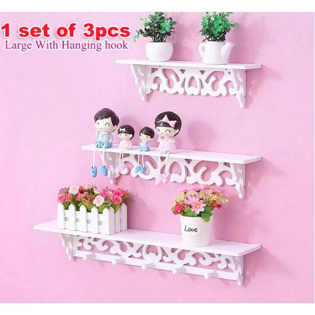 Rak Hiasan Dinding Rak Deco Bunga TV Rack 3 in 1 Wall Decoration Home ...