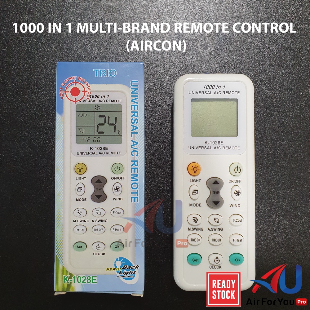 (READY STOCK) Universal Aircond Remote Control K-1028E [SHIP SAME DAY ...