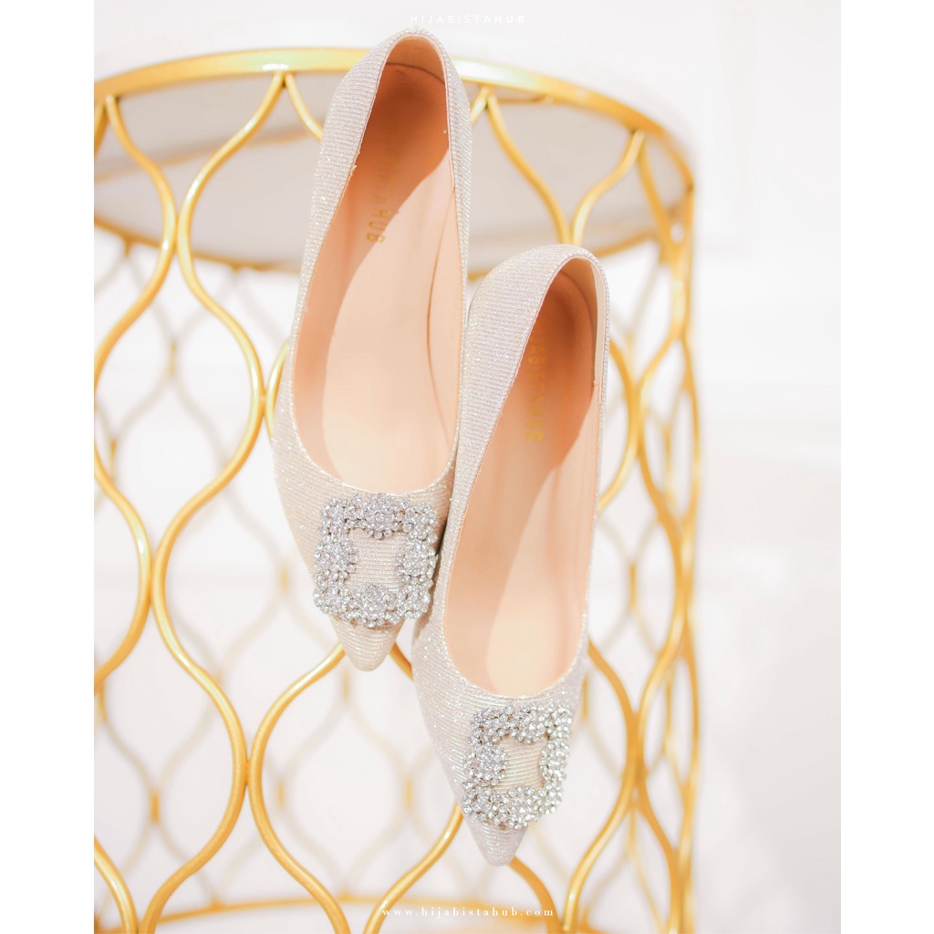 HIJABISTAHUB HEELS COLLECTIONS BRIDE SERIES NARABELLE HEELS NIKAH HEELS ...