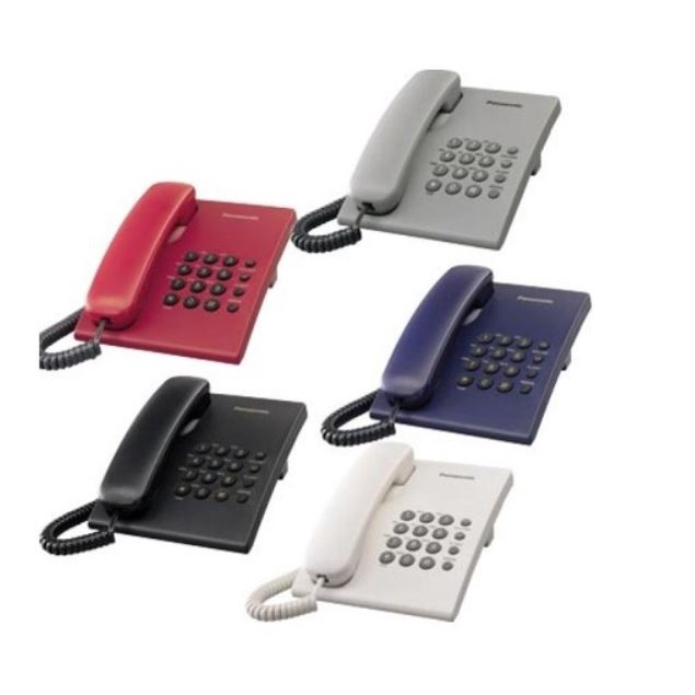 Panasonic Malaysia KX-TS500ML KX-TS500 TS500 Single Line Telephone (White) 1 Year Warranty ...