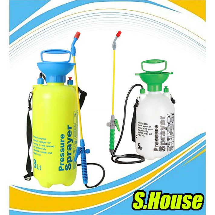 Farm Pressure Sprayer Chemical Toxic Spray Insect Crop Wand Hose Kimia ...