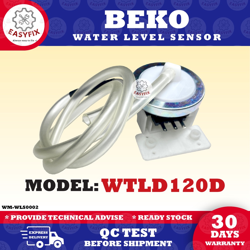 WTLD120D BEKO WASHING MACHINE WATER LEVEL SENSOR ( SENSOR LEVEL AIR ...