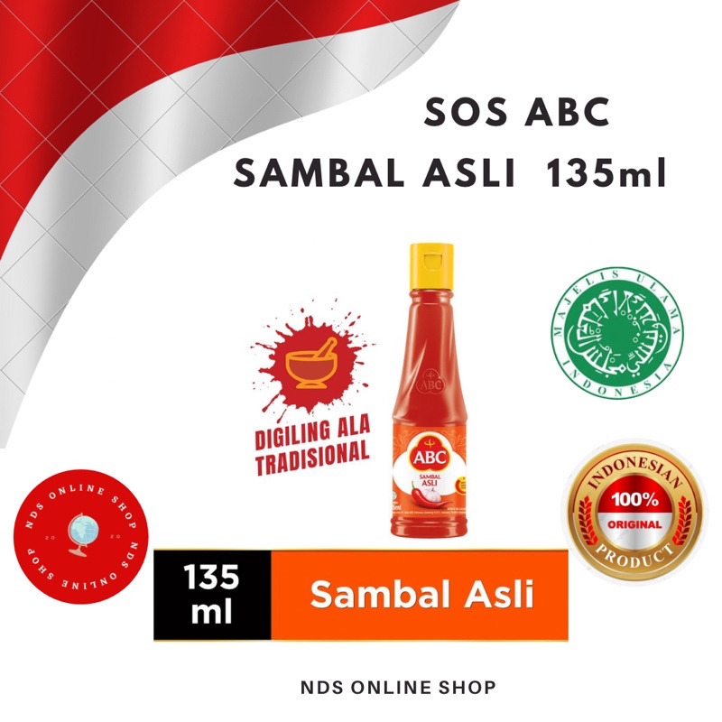 💥READY STOCK💥SOS ABC SAMBAL ASLI 135ml 🇮🇩 | Shopee Malaysia