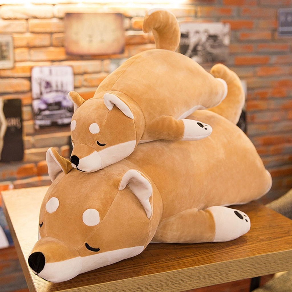 55-70CM Soft Cute Shiba Inu Stuffed Animal Plush Toy Stuffed Toy Super ...