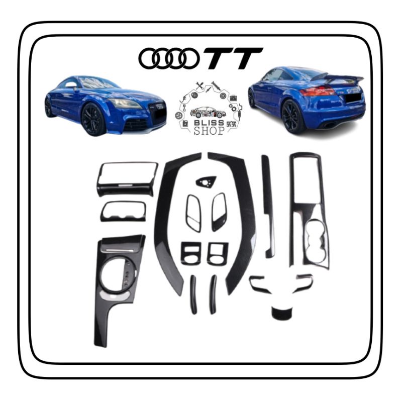 AUDI TT 2008-2014 CARBON INTERIOR COVER | Shopee Malaysia