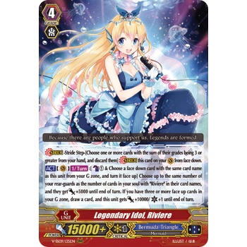 Cardfight Vanguard V-SS09 V-SS09/135EN Legendary Idol, Riviere Bermuda Triangle RRR (English ...