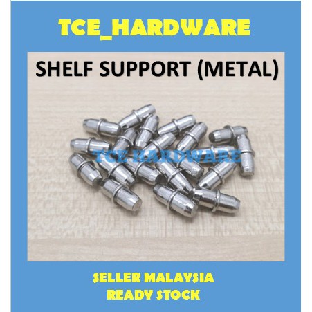 Harga Kilang Metal Shelf Support 3/16" Iron Stud (20 pcs / 50pcs / 100 ...