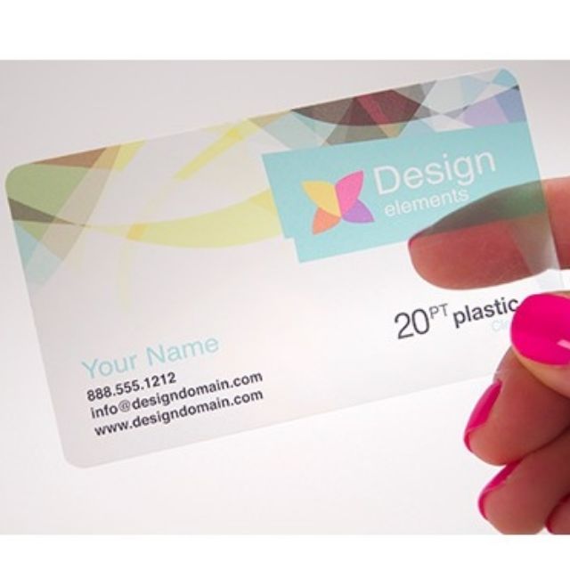 Frosted PVC plastic Name card ↘RM27 semi-transparent (400micron) (💯 ...