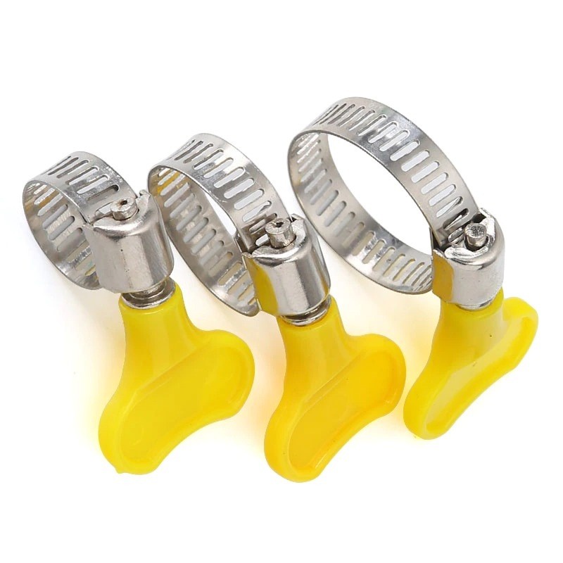 Adjustable Key Clamp Hose Stainless Hose Pipe Clip With steel Handle ...