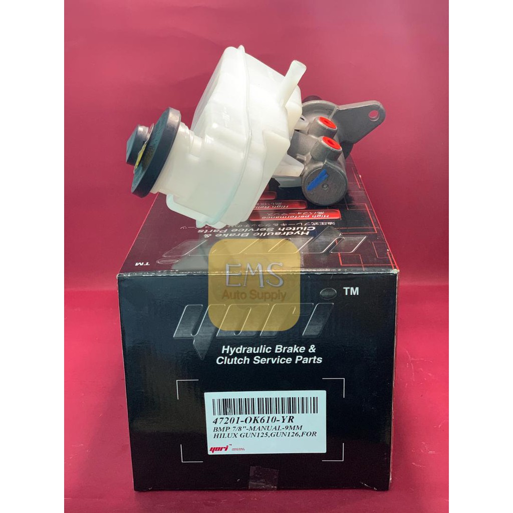 TOYOTA HILUX 2.8 2017-2019 YORI MASTER BRAKE PUMP 47201-0K610-YR ...